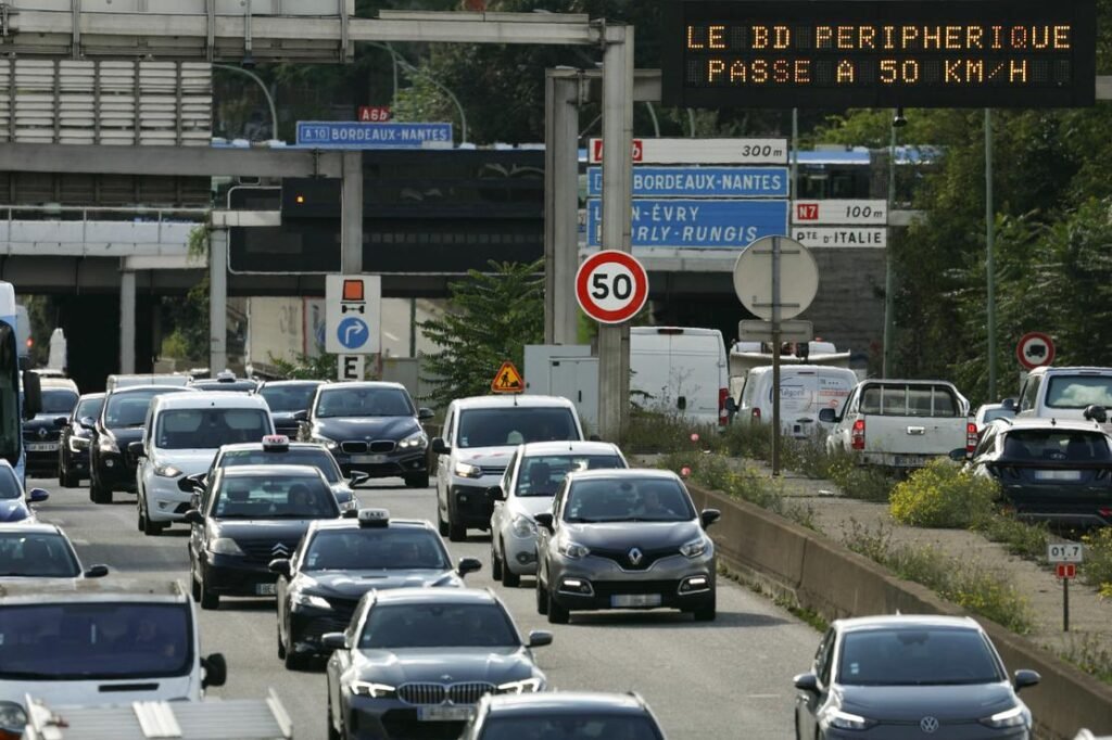 A Paris, le « périph » à 50 km/h : moins ronflant, alors accumulation ...