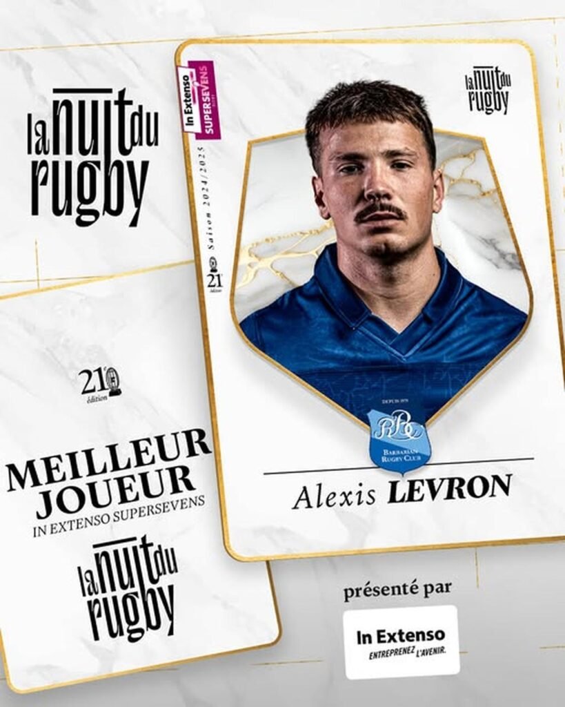 Rugby : Alexis Levron (SA XV) élu originel turfiste du Supersevens ...