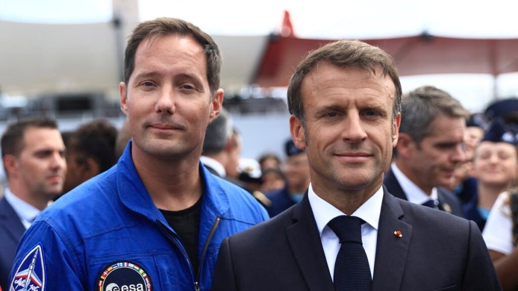 Thomas Pesquet va parcourir la France revers Emmanuel Macron : on toi ...